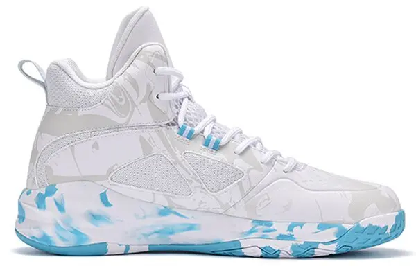ANTA Badao Basketball High Top Shoes 'white Blue