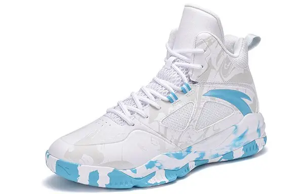 ANTA Badao Basketball High Top Shoes 'white Blue
