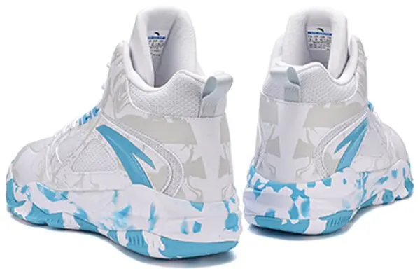 ANTA Badao Basketball High Top Shoes 'white Blue