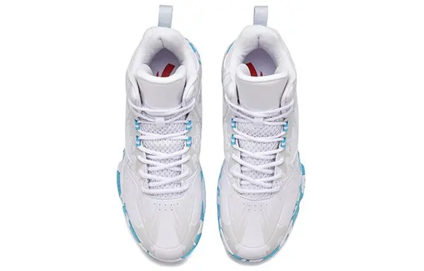 ANTA Badao Basketball High Top Shoes 'white Blue
