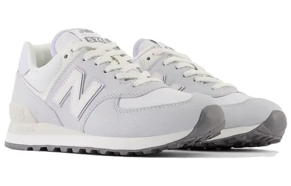 NEW BALANCE 574 Sneakers - Granite/bright Lavender/quartz Grey