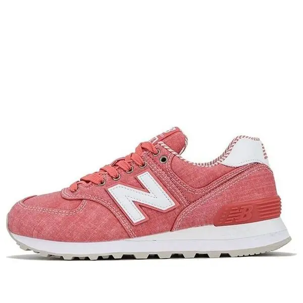 NEW BALANCE 574 Low Top Sneakers - Red/white