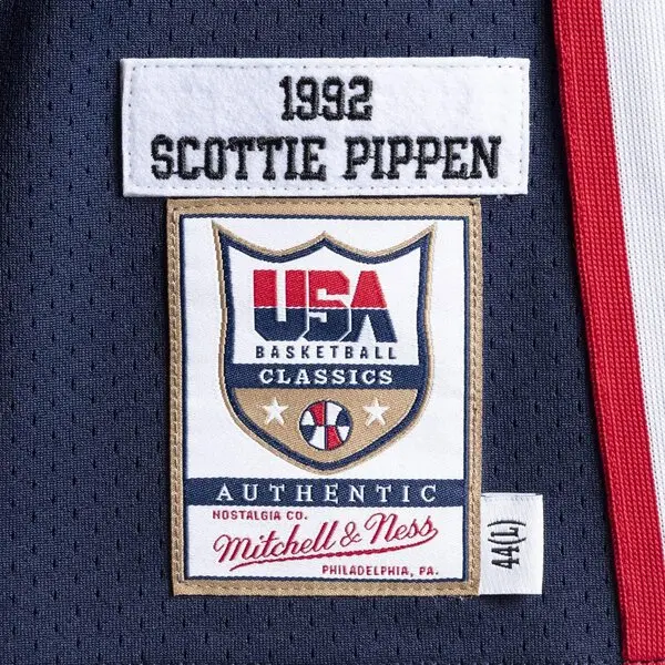 Mitchell & Ness Team Usa 1992 Scottie Pippen Basketball Jersey - Navy/red