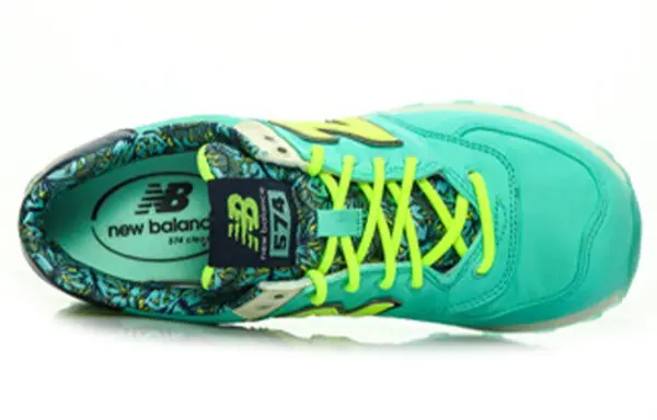 NEW BALANCE 574 "luau Pack" Sneaker - Blue/green