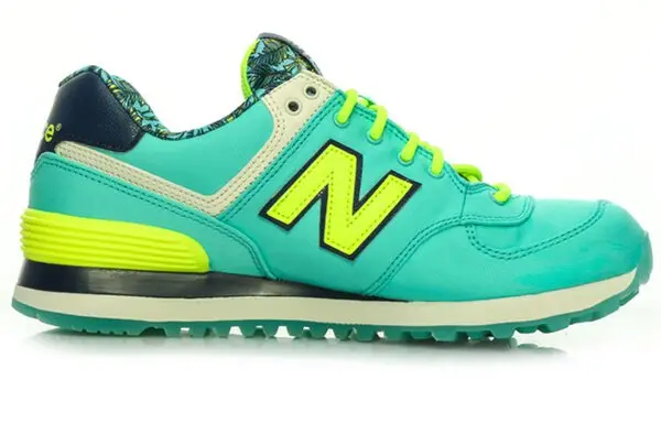 NEW BALANCE 574 "luau Pack" Sneaker - Blue/green
