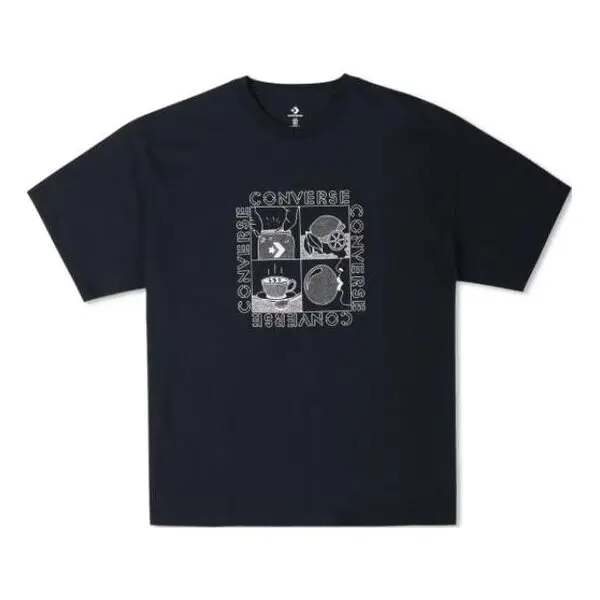 CONVERSE Sensory Graphic T-shirt Asia Sizing - Black