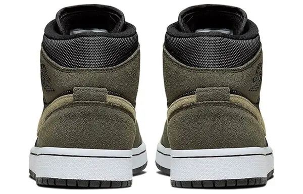 JORDAN 1 Mid Sneakers - Black/trooper-sequoia
