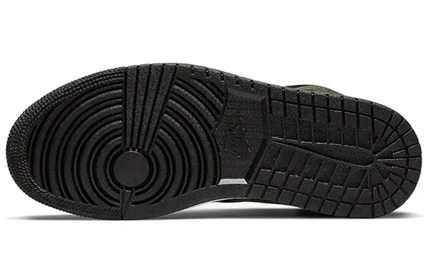 JORDAN 1 Mid Sneakers - Black/trooper-sequoia