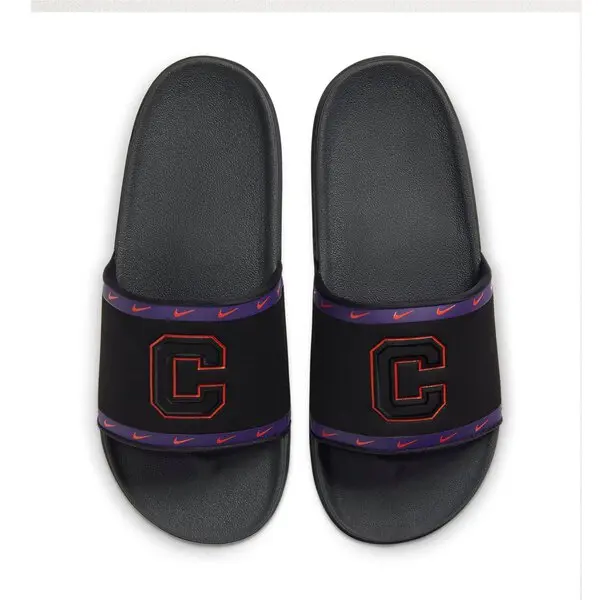 Nike Offcourt Slide - Black/purple/orange