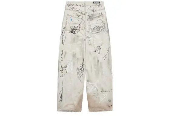 Balenciaga Graffiti Baggy Jeans