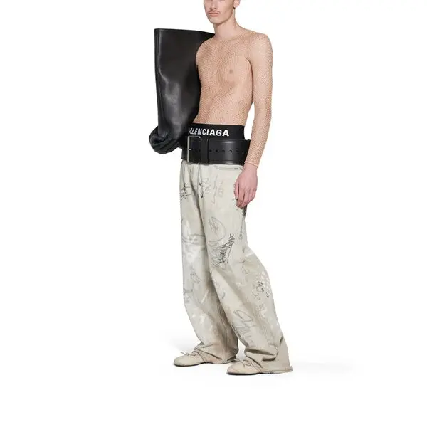 Balenciaga Graffiti Baggy Jeans