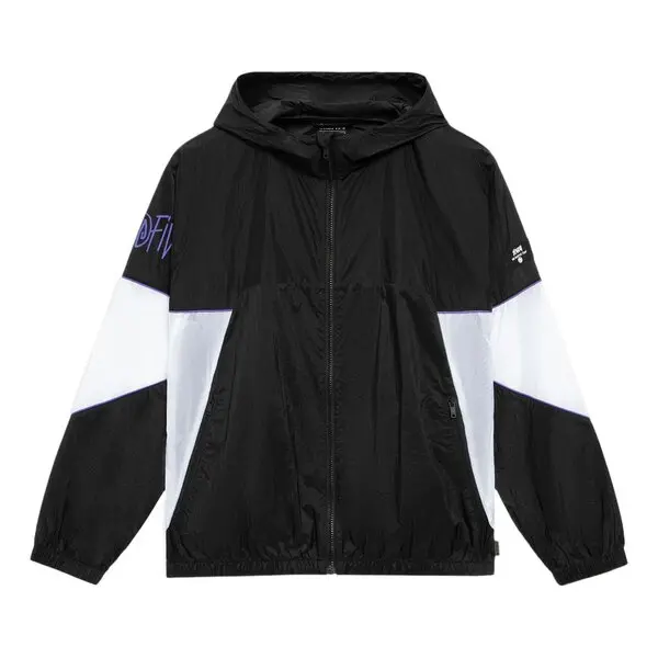 LI-NING Badfive Logo Jacket - Black/white