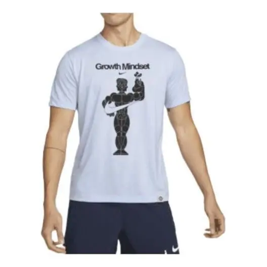 Nike Dri-fit Training Shirt With Graphic Print - Multi-color