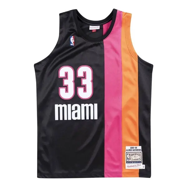 Mitchell & Ness Nba Miami Heat Alonzo Mourning 33 Jersey - Black