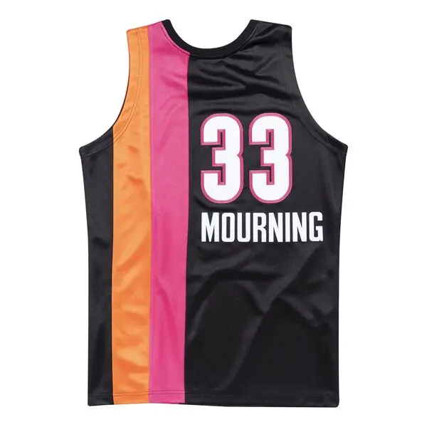 Mitchell & Ness Nba Miami Heat Alonzo Mourning 33 Jersey - Black