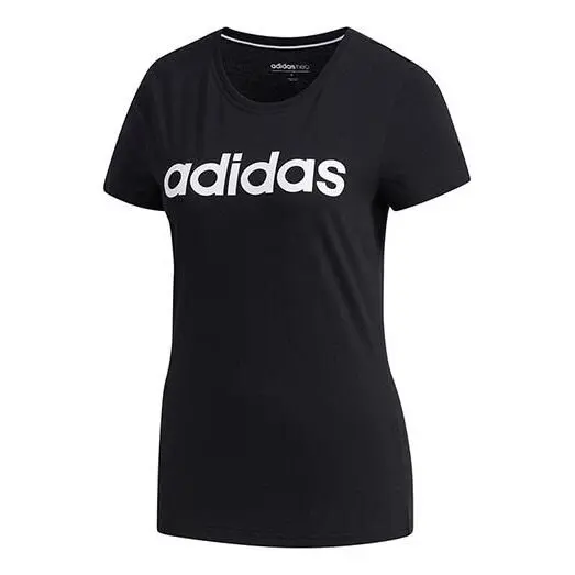 Adidas Neo Essentials Logo T-shirt - Black