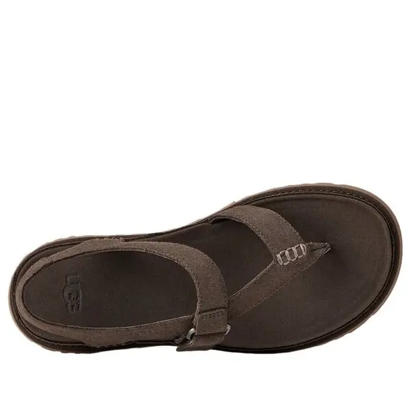 UGG Goldengaze Toe Post Sandals - Dense Smoke