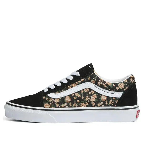 VANS Old Skool 'rose Dreams' Floral Sneakers - Black/white