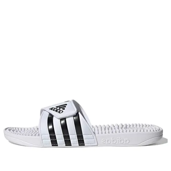 Adidas Adissage Slides - White/black