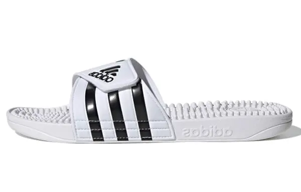 Adidas Adissage Slides - White/black