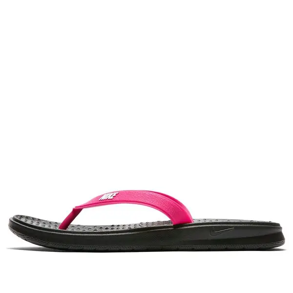 Nike Solar Thong White Vivid Pink - Black
