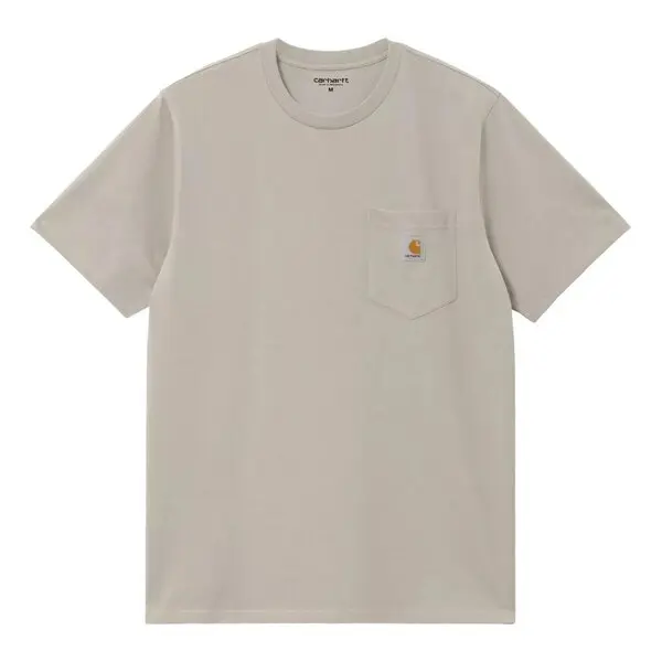 Carhartt Work In Progress Pocket Short Sleeve T-shirt - Beige