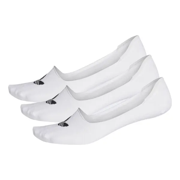 Adidas Originals Solid Color Logo Casual Socks 3 Pairs - Default Color