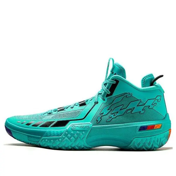 LI-NING Jie Ao "green Goblin" High Top Sneakers - Green/orange