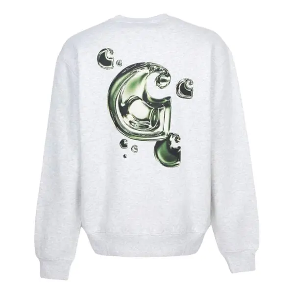 Carhartt Work In Progress Solar Chrome Fleece Crewneck - Grey