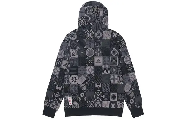 Adidas Cny Aop Hood Pattern Full Print Sports