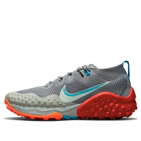 Nike Wildhorse Trail Running Sneakers - Grey/orange/blue