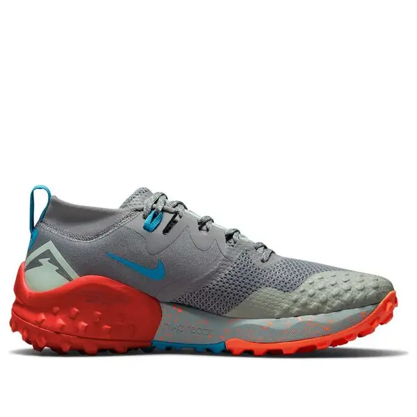 Nike Wildhorse Trail Running Sneakers - Grey/orange/blue