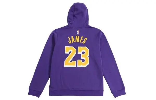Nike Lebron James Lakers Basketball Fleece Hoodie