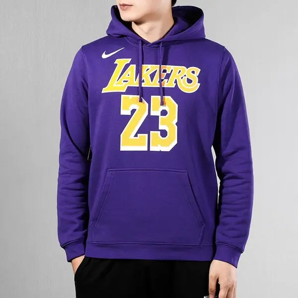Nike Lebron James Lakers Basketball Fleece Hoodie