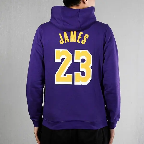 Nike Lebron James Lakers Basketball Fleece Hoodie