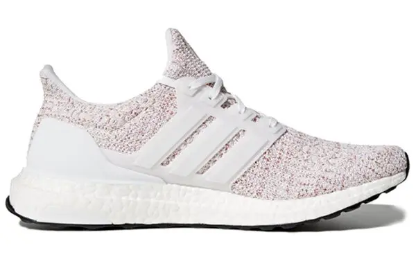 Adidas Ultraboost 4.0 'candy Cane' Sneakers - White/light Red