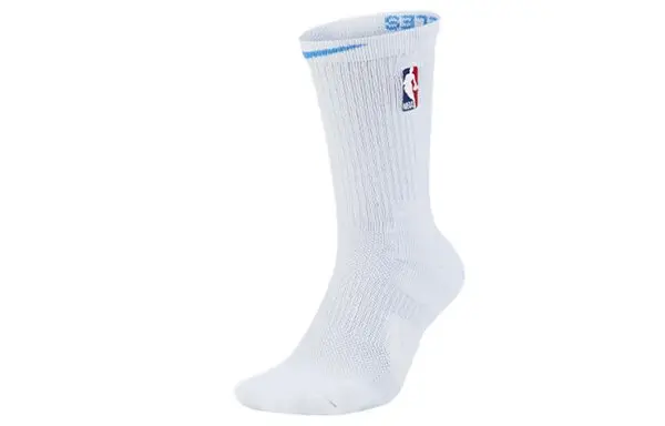 Nike Nba Los Angeles Lakers City Version Sports Socks - White