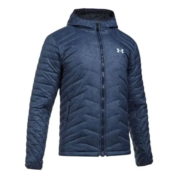 Under Armour Coldgear Reactor Hooded Jacket - Navy