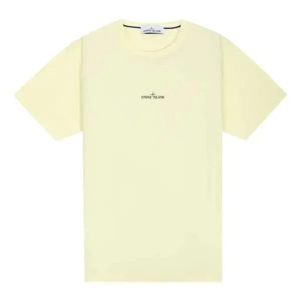 Stone Island Marble Three T-shirt 'lemon