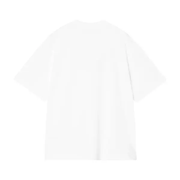 Carhartt Work In Progress Deconstructed Label Short Sleeve T-shirt - White