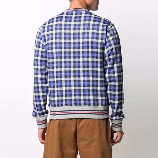 CONVERSE X Todd Snyder Plaid Pattern Long Sleeve Sweatshirt