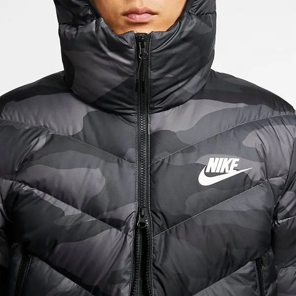 Nike Down-fill Windrunner Jacket - Dark Grey/black