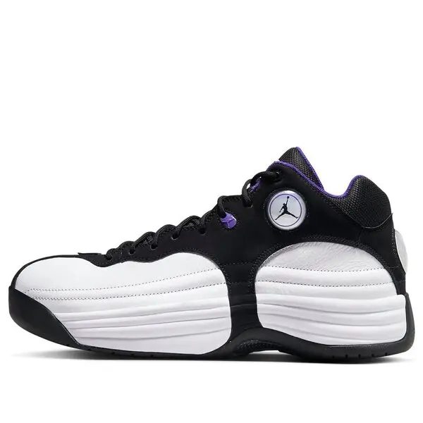 JORDAN Jumpman Team 1 Sneakers - White/black/field Purple