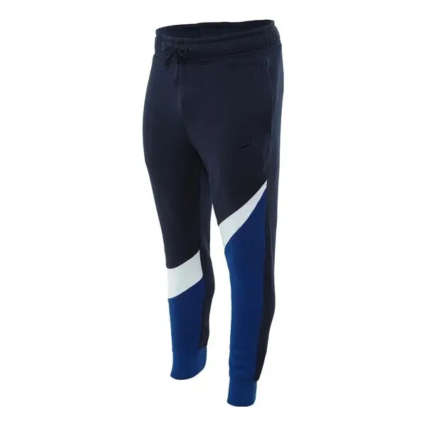 Nike Swoosh Fleece Sweatpant 'obsidian - Obsidian/white-indigo Force