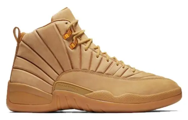 JORDAN 12 Retro Psny Wheat Sneakers - Wheat/wheat/light Brown
