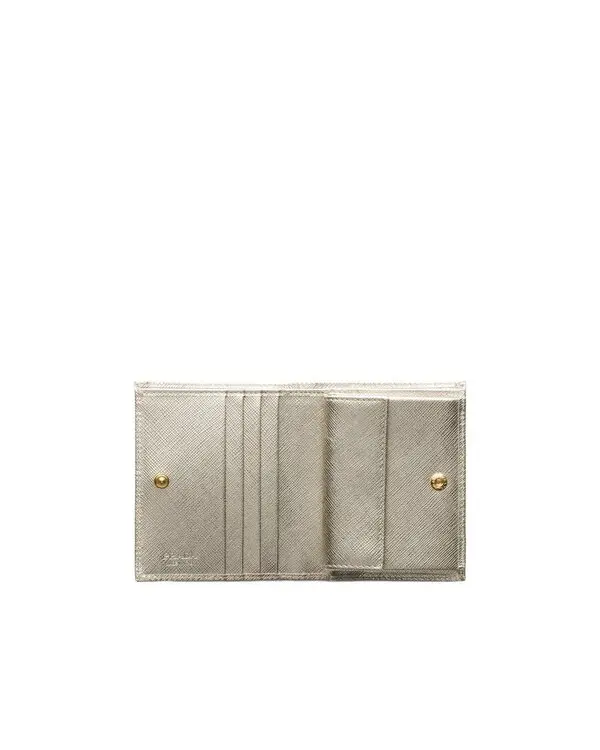 Prada Ss26 Small Saffiano Leather Wallet