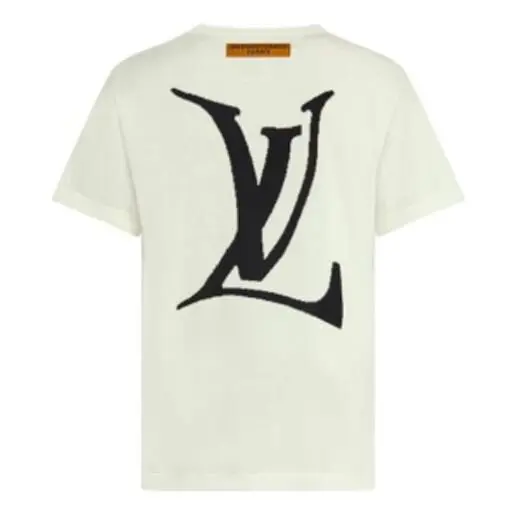 LOUIS VUITTON Short Sleeve Knit Top - White