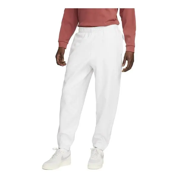 Nike Solo Swoosh Sweatpants - White