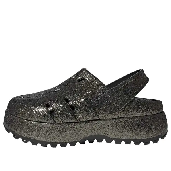 Adidas Adilette Platform Clog - Core Black