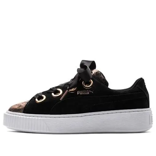 PUMA Platform Kiss Artica Sneakers - Black/gold